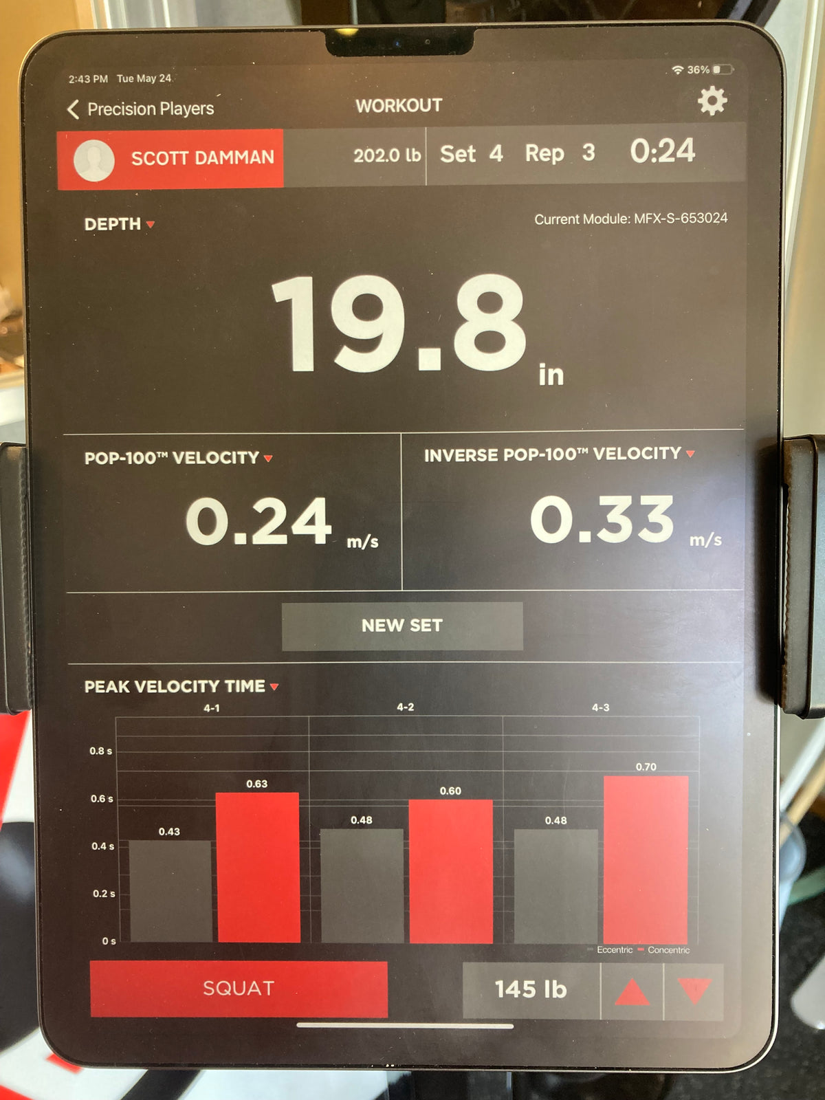 Barbell Velocity Speed Tracker for Training | MoveFactorX